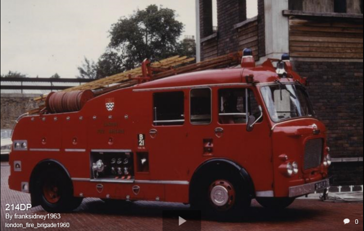 The Dennis F106 Fire Appliance – Friends of the London Fire Brigade Museum